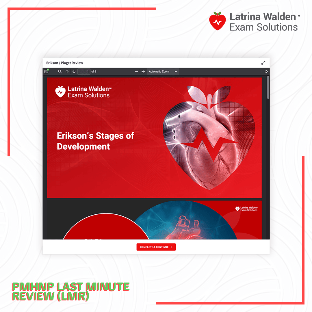 PMHNP Last Minute Review (LMR) – Latrina Walden Exam Solutions