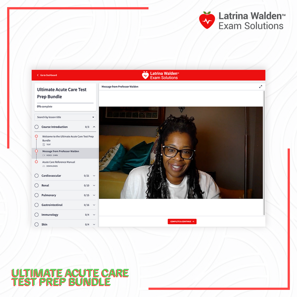 Ultimate Acute Care Test Prep Bundle – Latrina Walden Exam Solutions